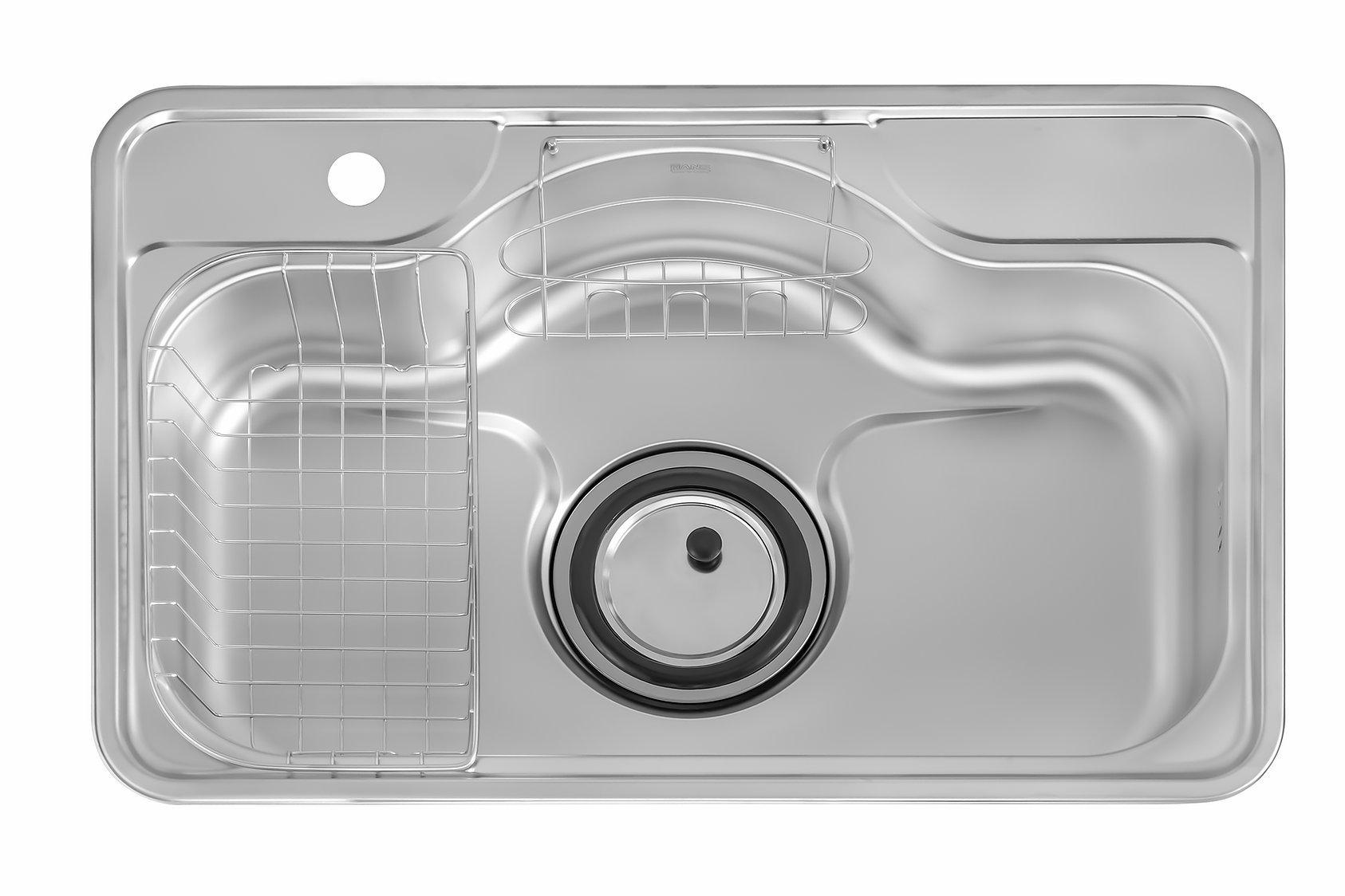 CDIC 750 Stainless Kitchen Sink | 75 cm | Single Bowl